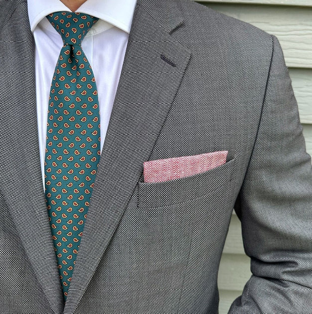 Bryson Teal Pine Tie – Mountain & Sackett