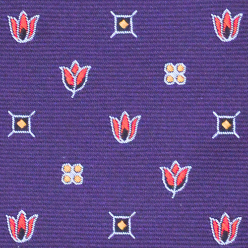 Harrow Flower Tie Purple – Mountain & Sackett