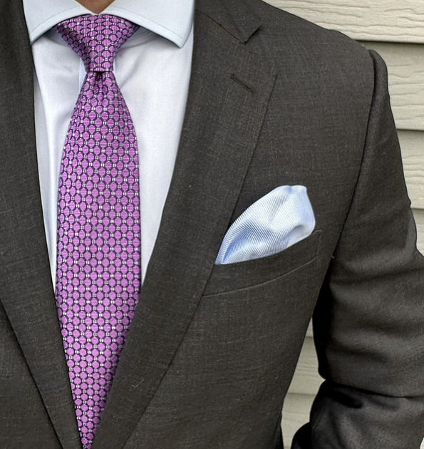 Martin Soft Berry Lattice Tie – Mountain & Sackett